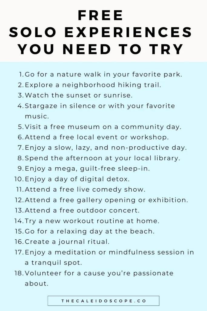 How to Date Yourself: 100 Solo Date Ideas for Every Budget