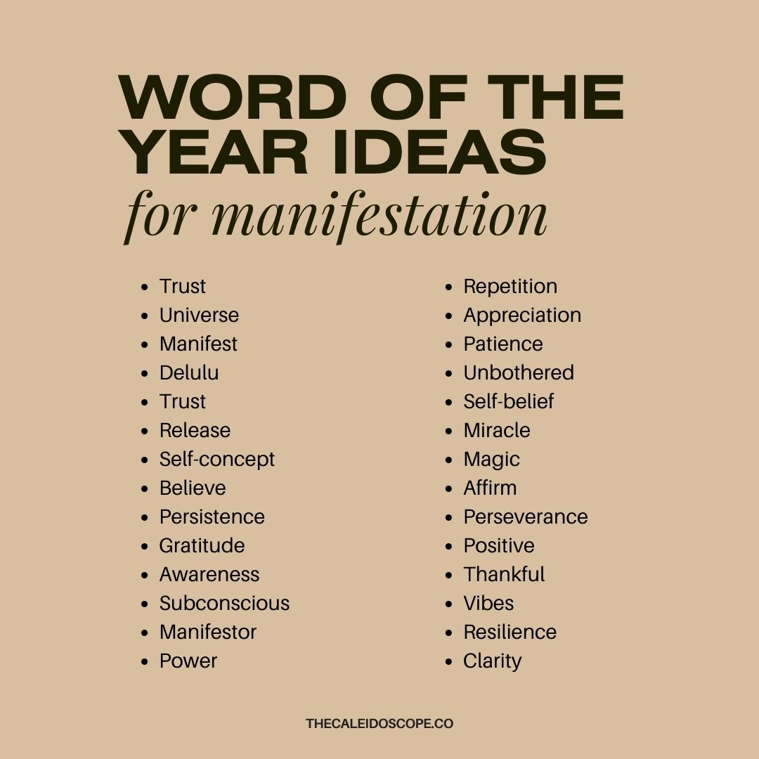 The Ultimate List: 515+ Word Of The Year Ideas (2026)